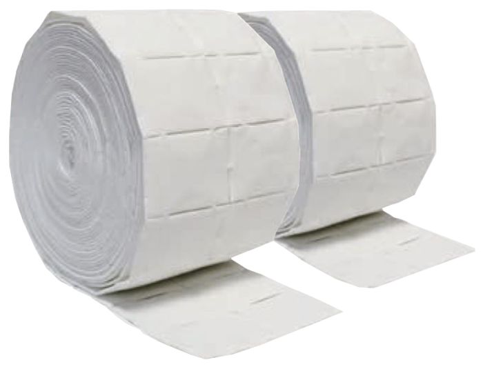 Compresas de celulosa - 4x5 cm (2 rollos de 500 compresas)