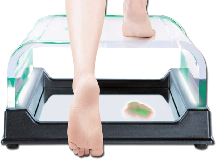 Podoscopio con iluminación LED Gima