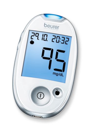 Venta de Glucómetro Beurer GL 44 Blanco con memoria de datos a 40,33