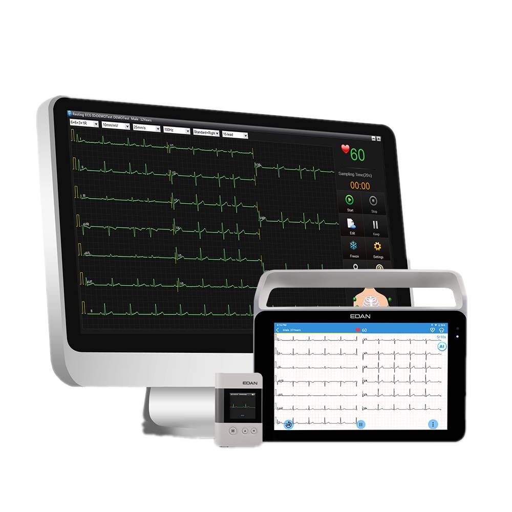 EDAN Cardio 5 Pack - Solución completa de ECG