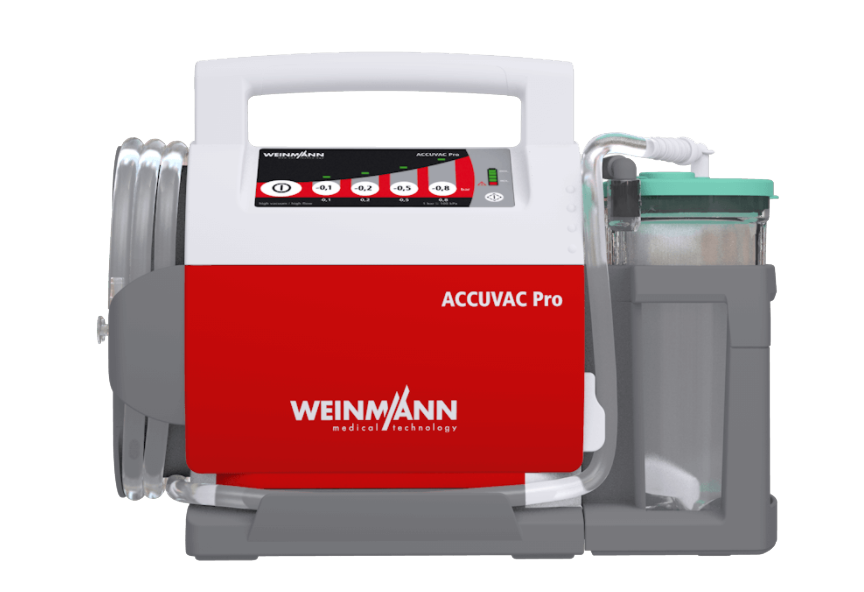 Aspirador de secreciones Accuvac Pro (con batería) de Weinmann