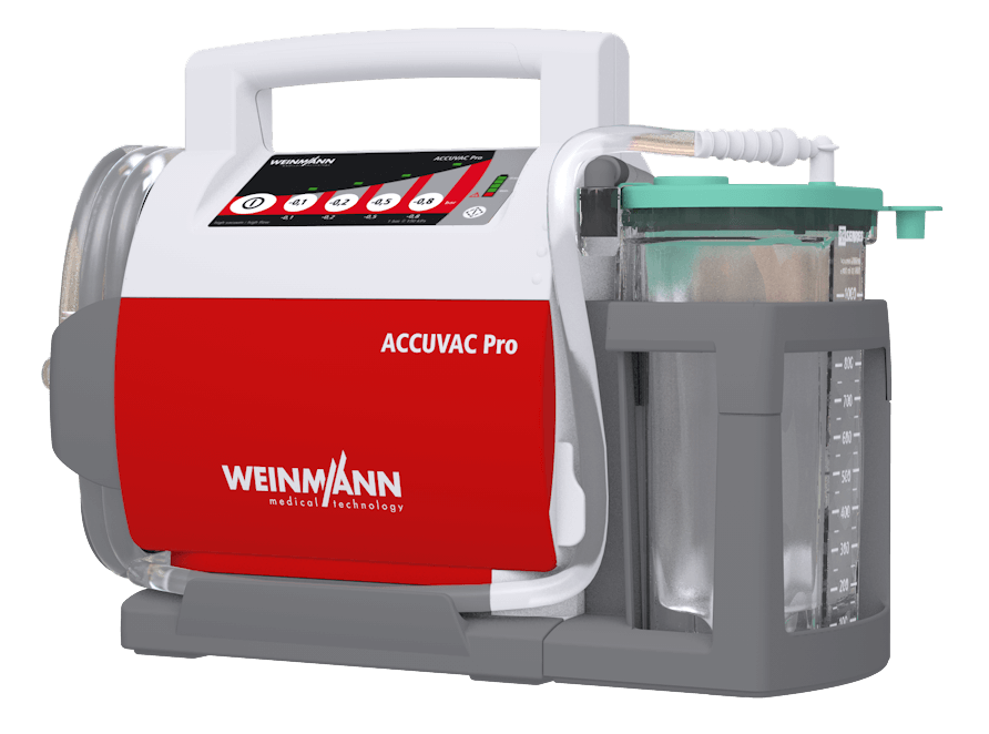 Aspirador de secreciones Accuvac Pro (con batería) de Weinmann