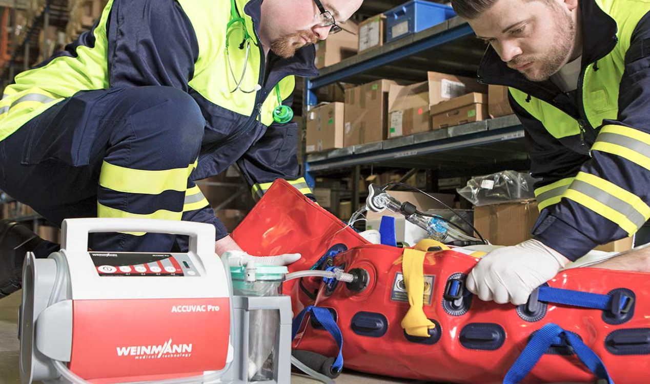 Aspirador de secreciones Accuvac Pro (con batería) de Weinmann