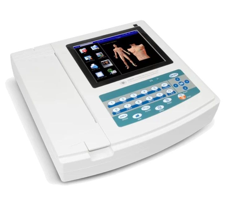 Electrocardiográfo ECG Contec 1200G de 12 canales con interpretación