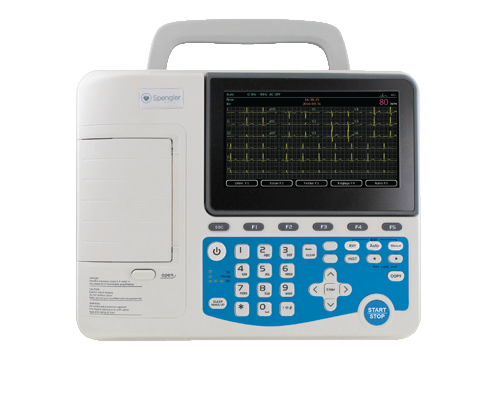 Pack promocional ECG Spengler Cardiomate 3 (3 pistas) con interpretación