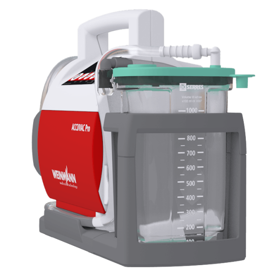 Aspirador de secreciones Accuvac Pro (con batería) de Weinmann