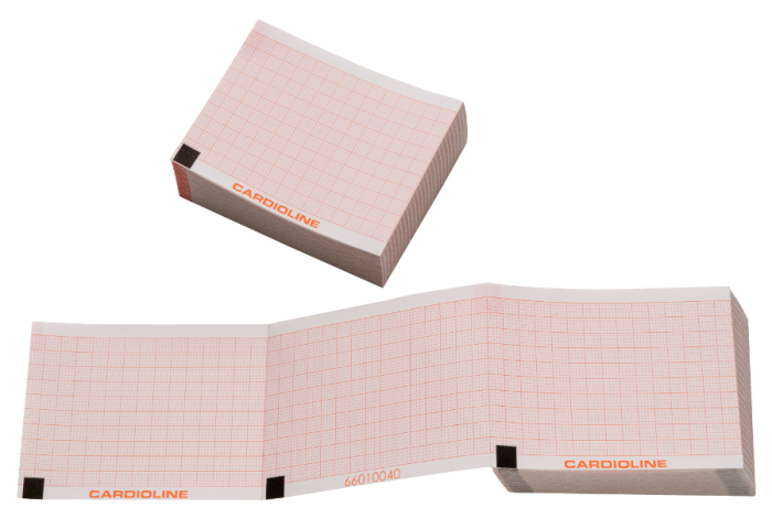 Papel ECG original del fabricante para ECG 100S (x10) CARDIOLINE