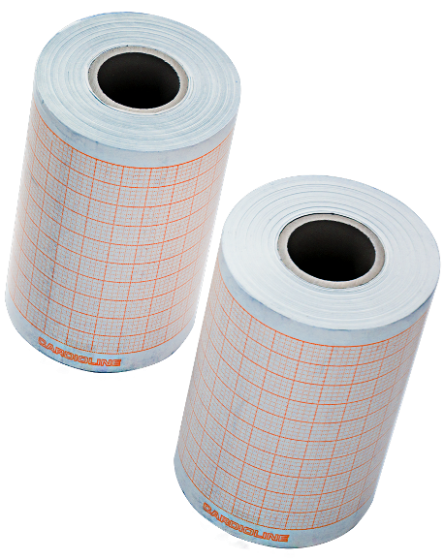 Papel ECG original del fabricante para ECG 100L (x5) CARDIOLINE