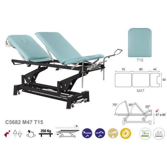 Camilla eléctrica para exploración ginecológica Ecopostural C5682
